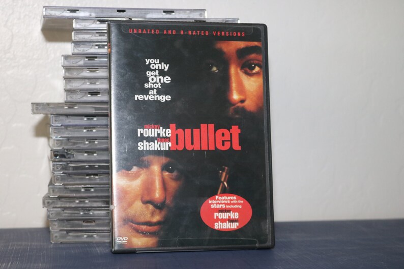 TUPAC Bullet 1996 DVD Video Movie Nyc Tupac Shakur Mickey - Etsy