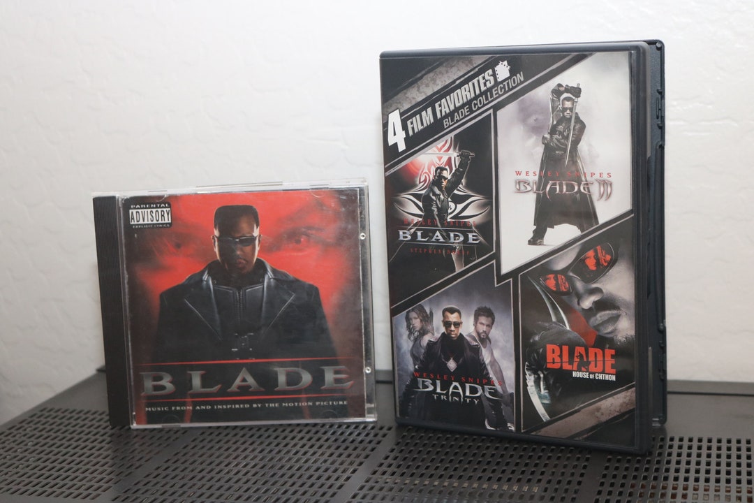 BLADE Movie Dvd + Cd 1998 Starring Wesley Snipes Stephen Dorff Kris ...