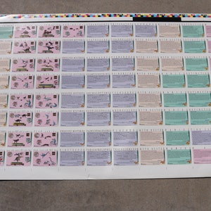 Dinamation Dino Cards (1992) UNCUT Sheet From Star Pics Factory ...