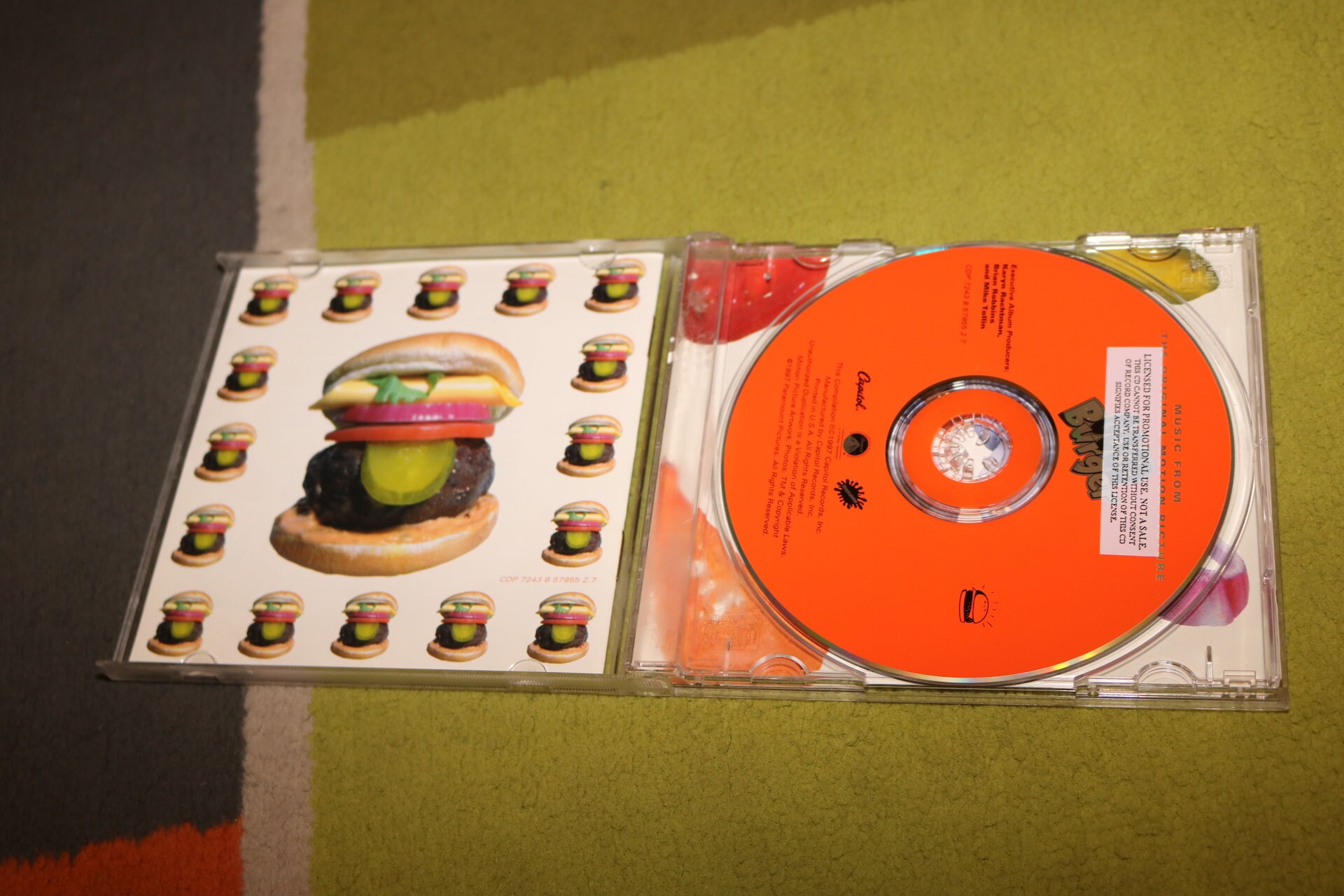 Good Burger (1997) CD Movie Soundtrack Keep on the Pharcyde Friends ...