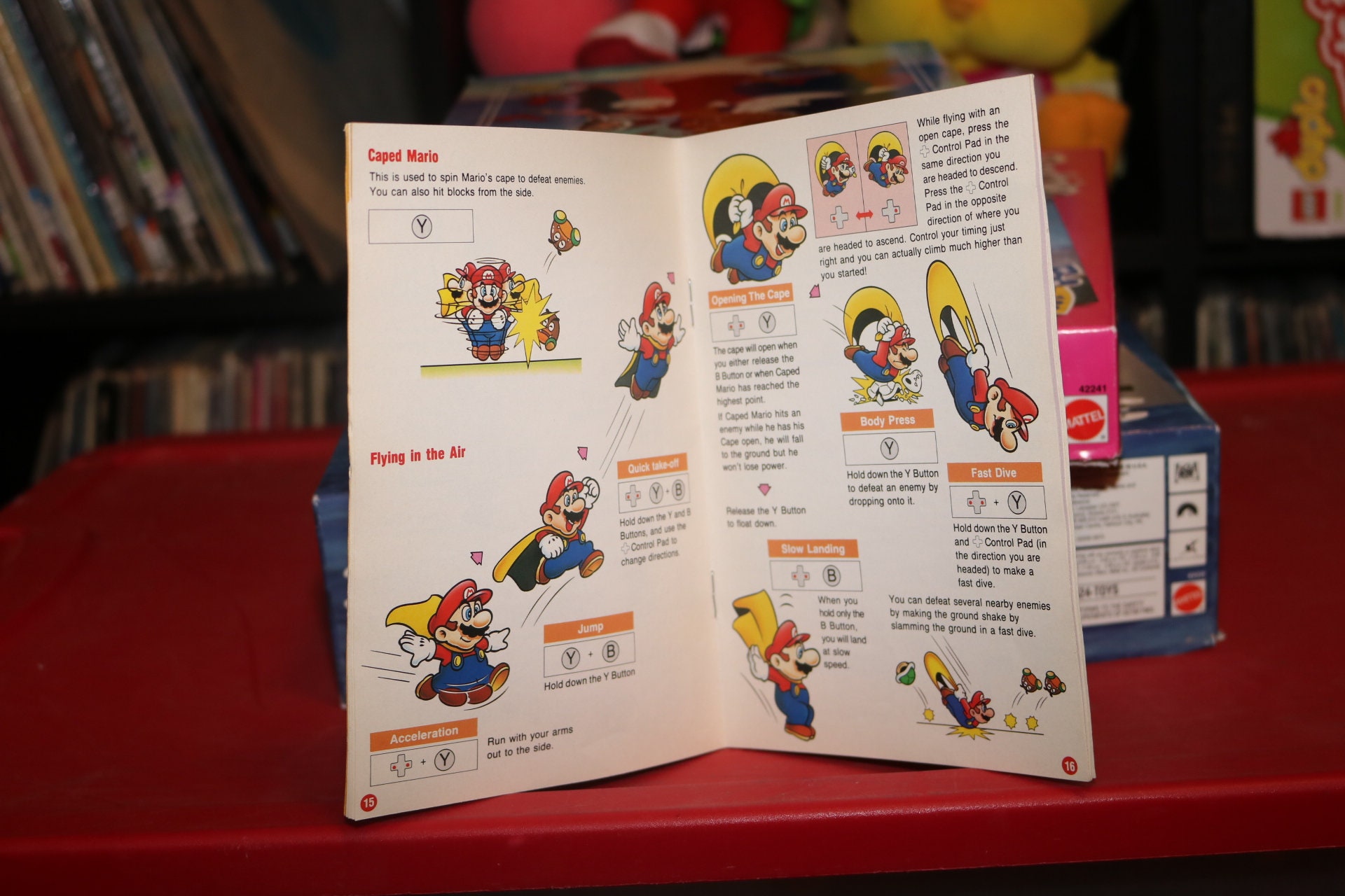Instruction Booklet for the Super Mario World SNES Nintendo Instruction ...