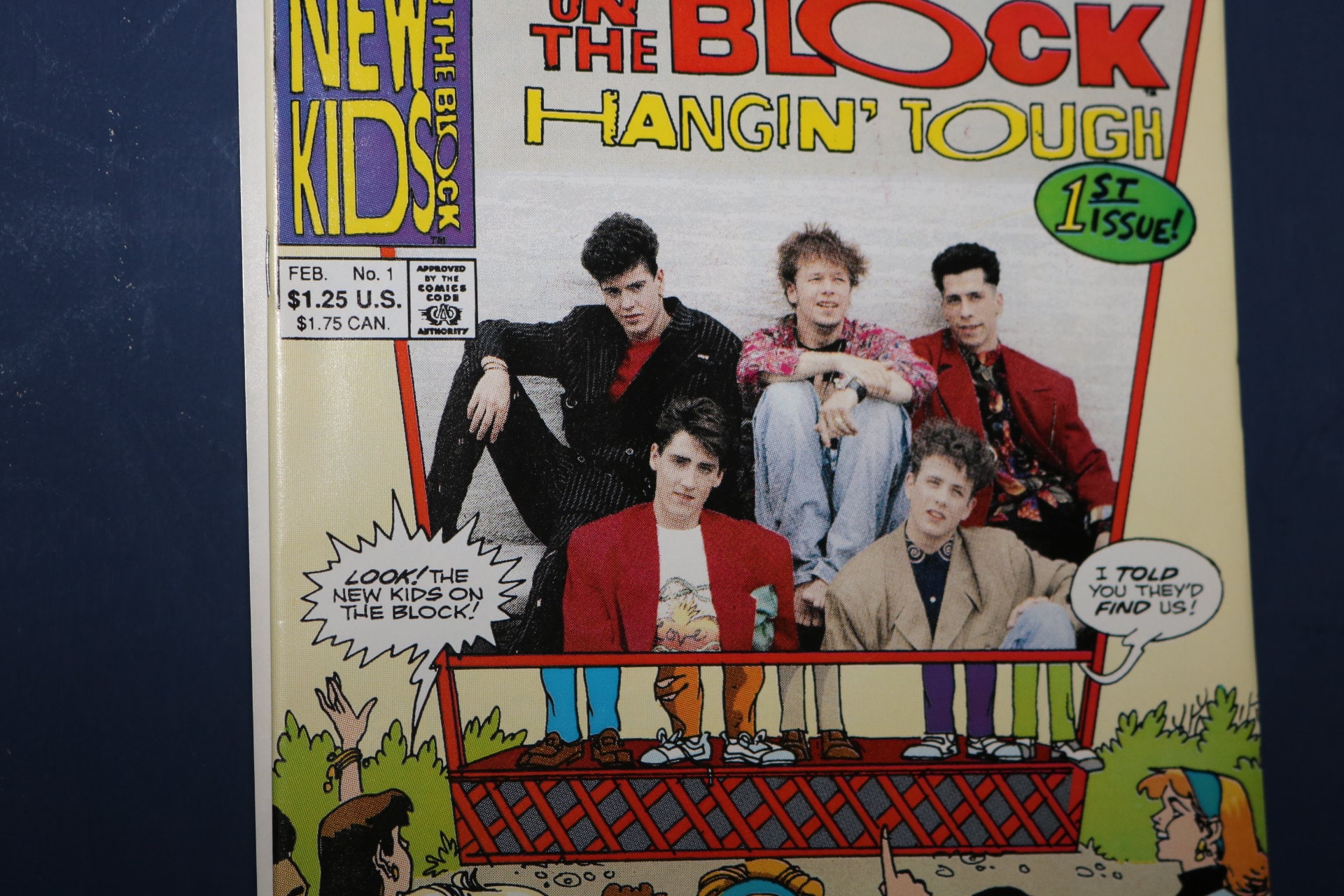 New Kids on the Block 1990 Comic Book Hangin' Tough NKOTB Rap Hip Hop ...