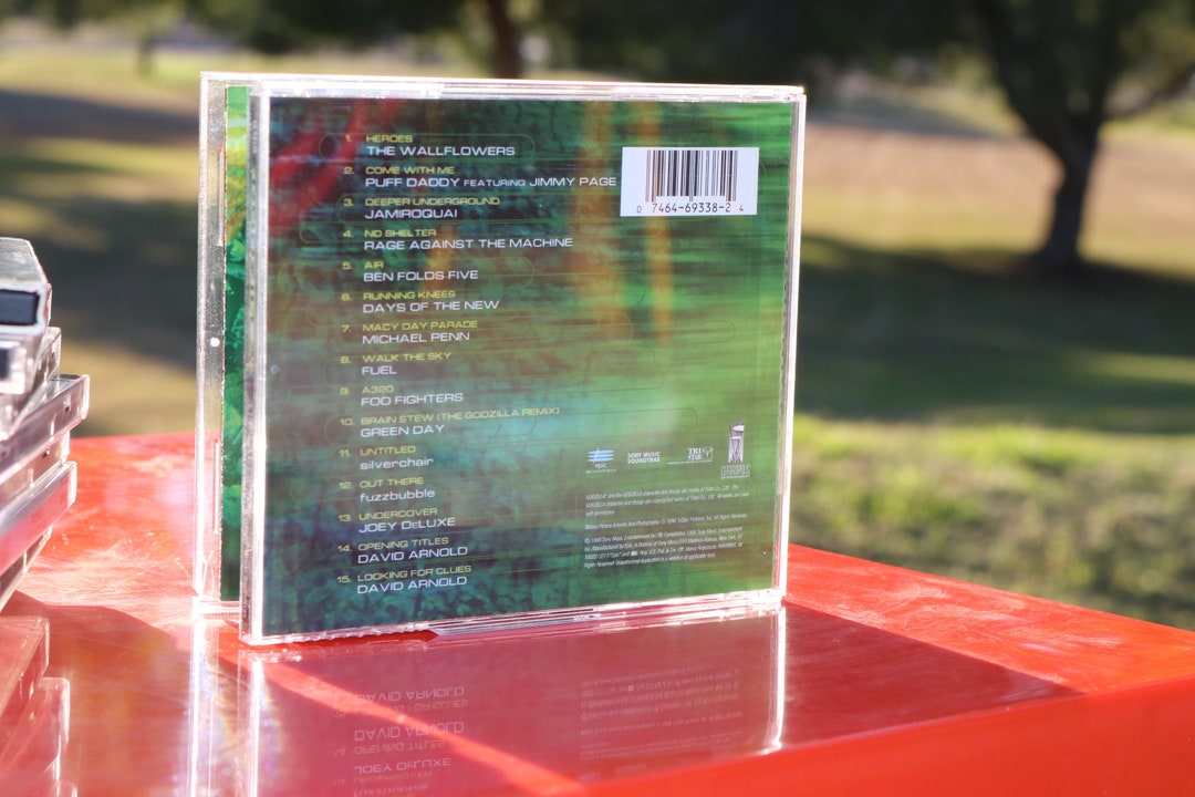 GODZILLA 1998 Movie Soundtrack CD Matthew Broderick Jean Reno Maria ...