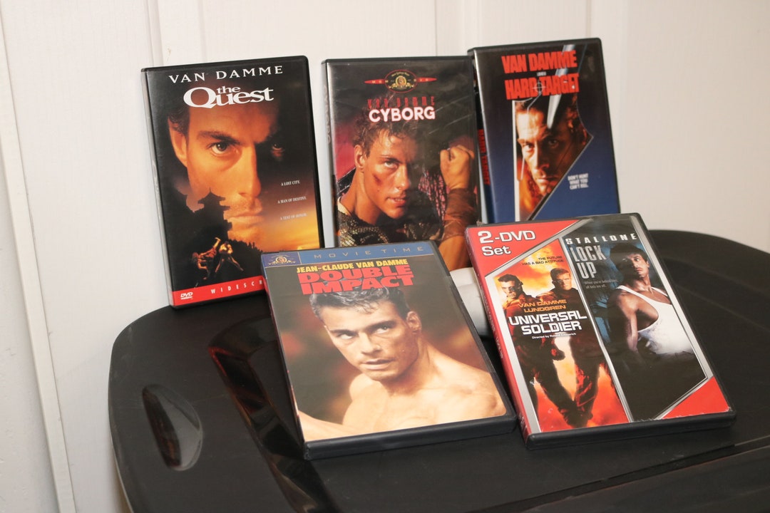Van Damme DVD Collection 1990s Movie Lot Jean-claude Van Damme - Etsy
