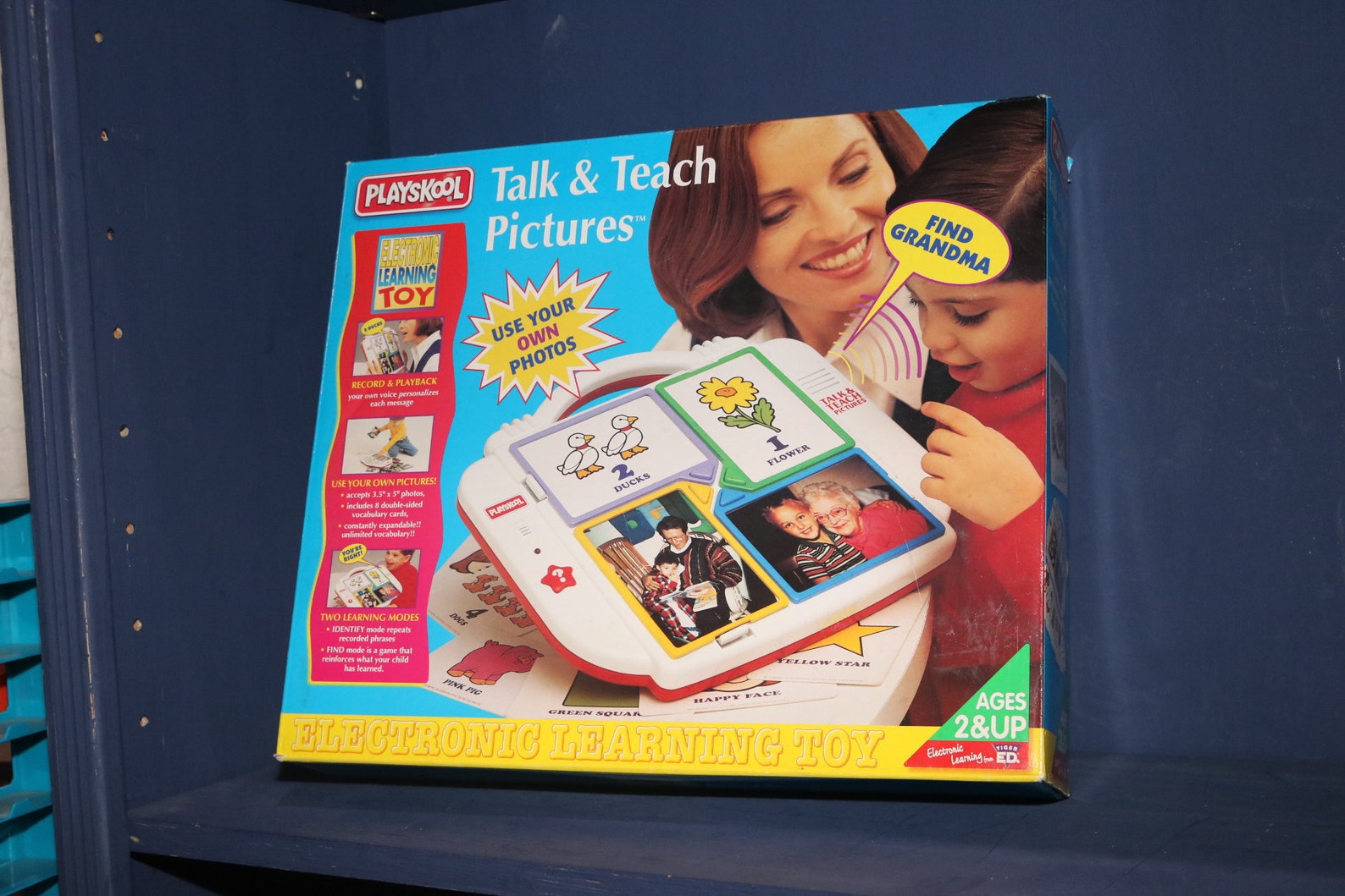 E Talk & Teach Pictures (1997) Playskool Electronic Learning Toy ...