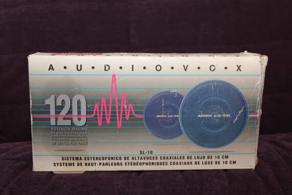 AUDIOVOX 4 Mid-woofer / Tweeter SPEAKERS Old School | Etsy