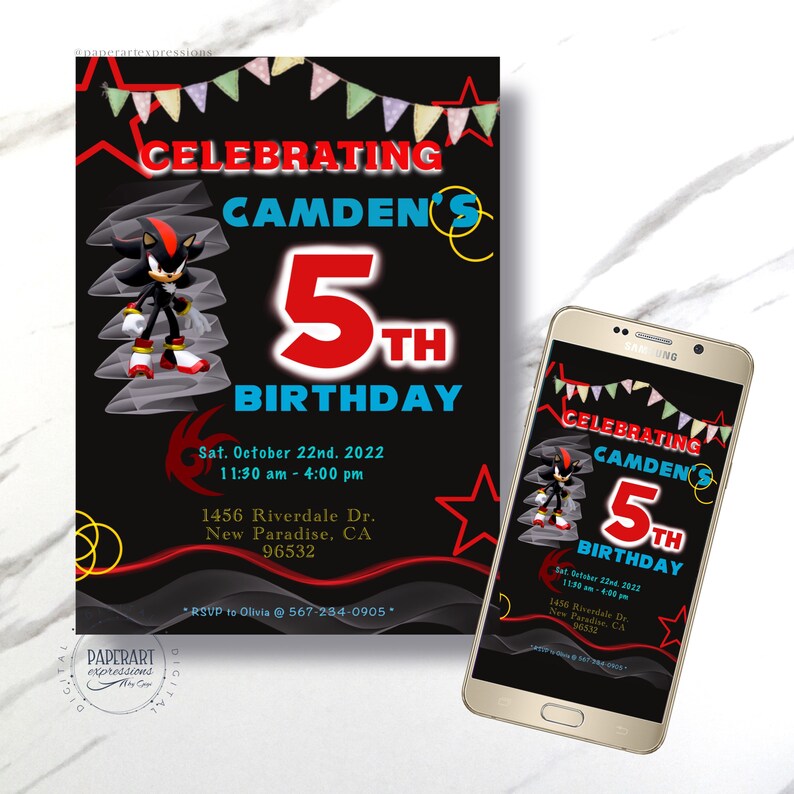 Shadow Birthday Party Decorations Shadow Party Supplies - Etsy