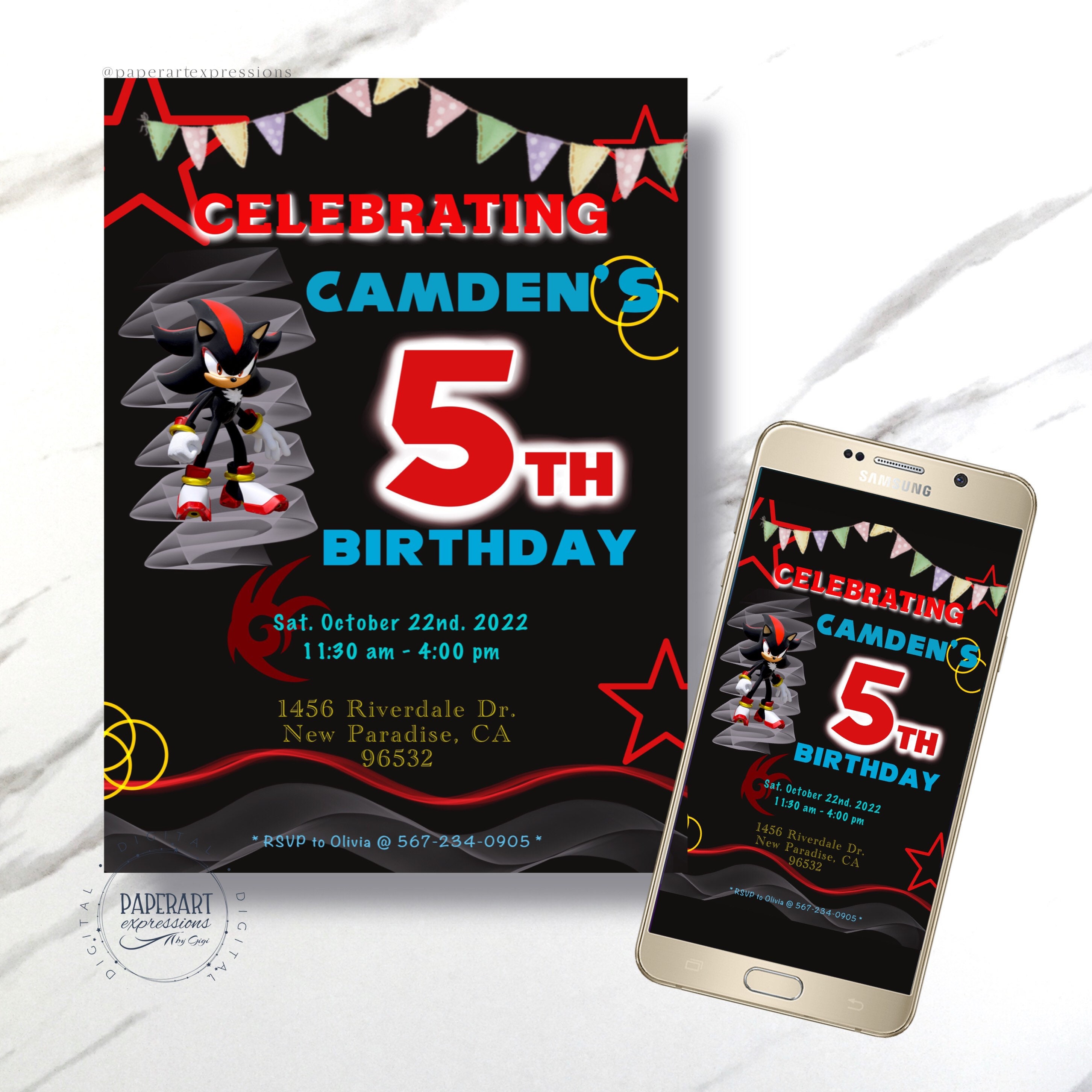 Shadow Birthday Party Decorations Shadow Party Supplies - Etsy