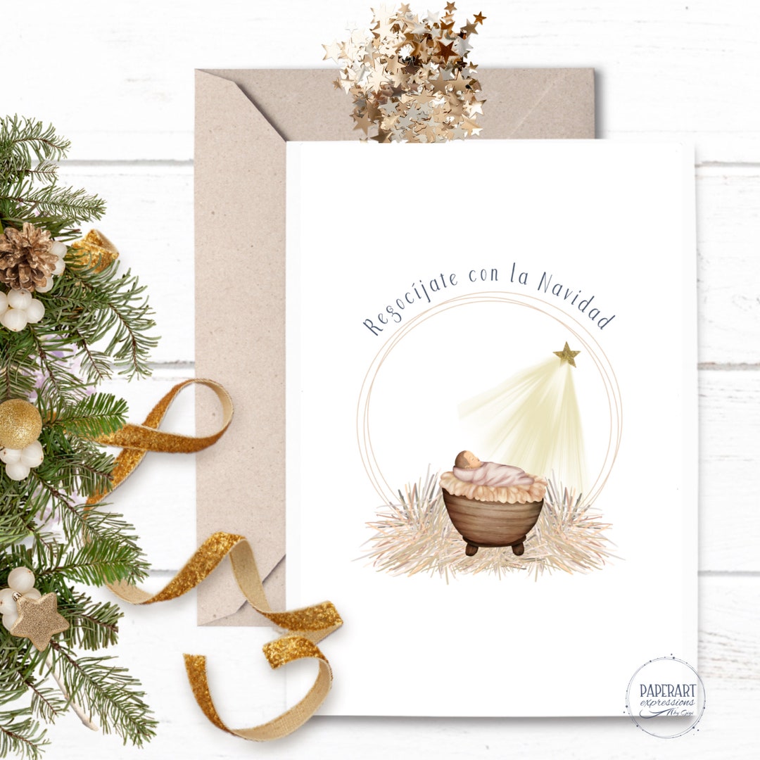 Niño Jesus Tarjeta Navidena, Tarjeta De Navidad Cristiana, Nacimiento ...