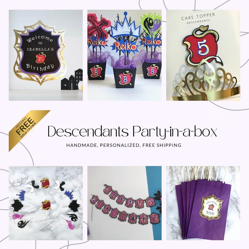 Descendants Party - Etsy