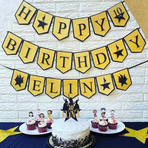 Hamilton the Musical Inspired Happy Birthday Banner Instant | Etsy