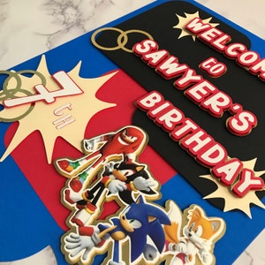 Sonic Door Sign, Sonic Welcome Sign, Sonic Theme Party, Sonic Party ...