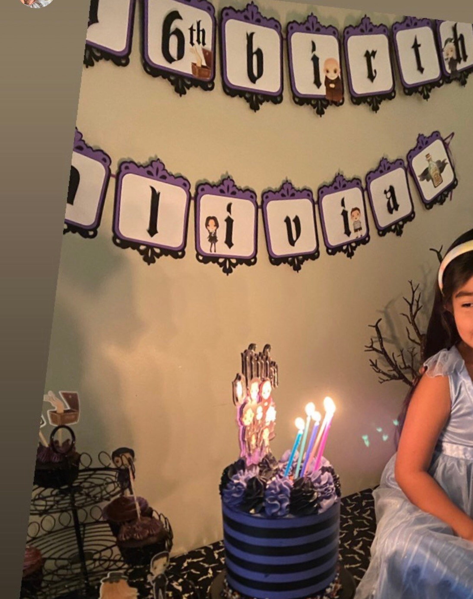 Addams Family Birthday Banner Family Halloween Birthday | Etsy
