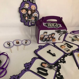 Addams Family Favor Box, Addams Family Party Supplies, Addams Family ...