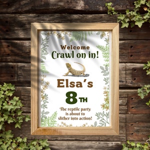 Reptile Party Bundle, Bearded Dragon Decoration Set, Lizard Birthday ...