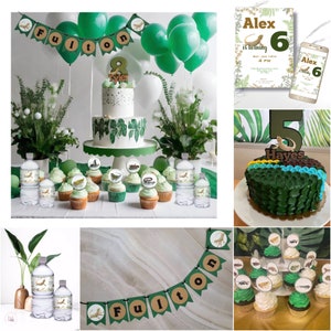 Reptile Party In-a-box Bearded Dragon Decoration Set Lizard - Etsy