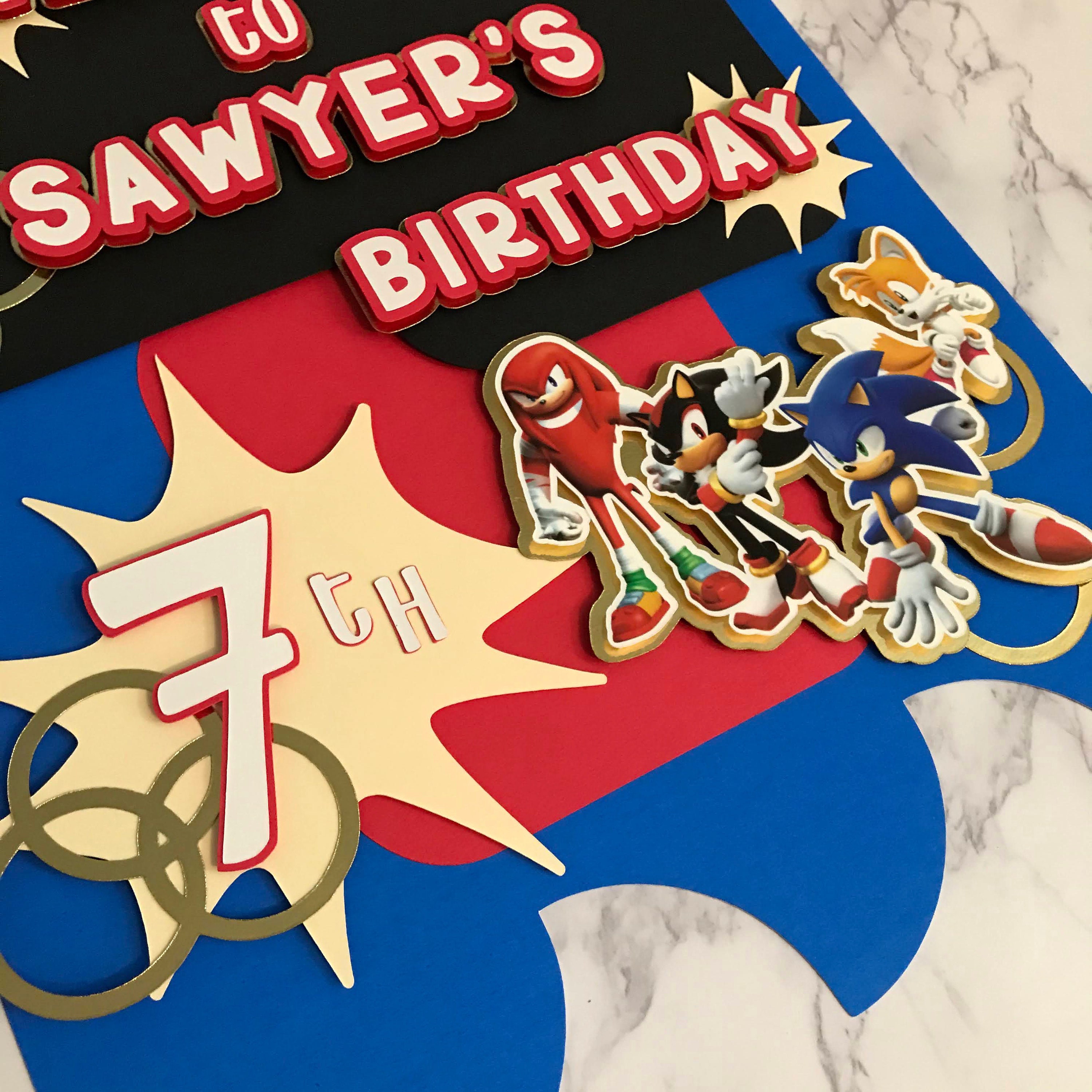 Sonic Door Sign Sonic Welcome Sign Sonic Theme Party Sonic - Etsy