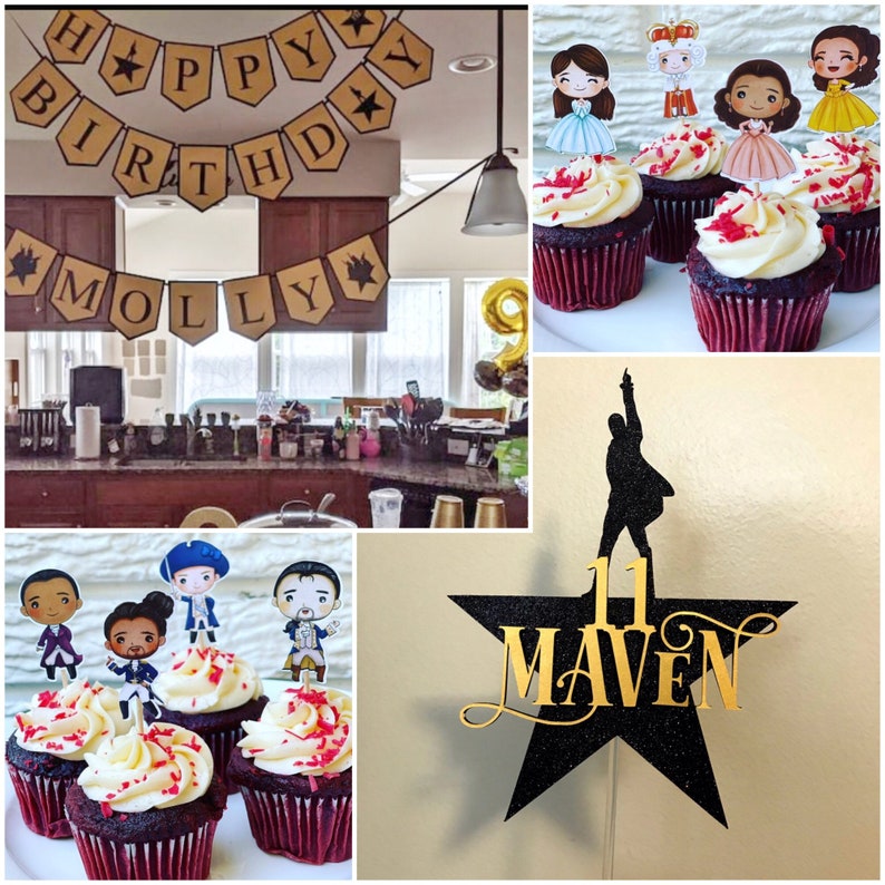 Hamilton Birthday Package Hamilton Musical Inspired Birthday - Etsy