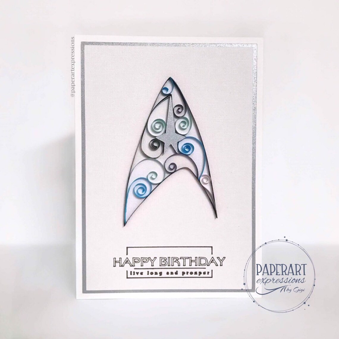 Star Trek Inspired Birthday Card Live Long and Prosper Card - Etsy