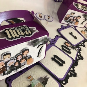 Addams Family Favor Box, Addams Family Party Supplies, Addams Family ...