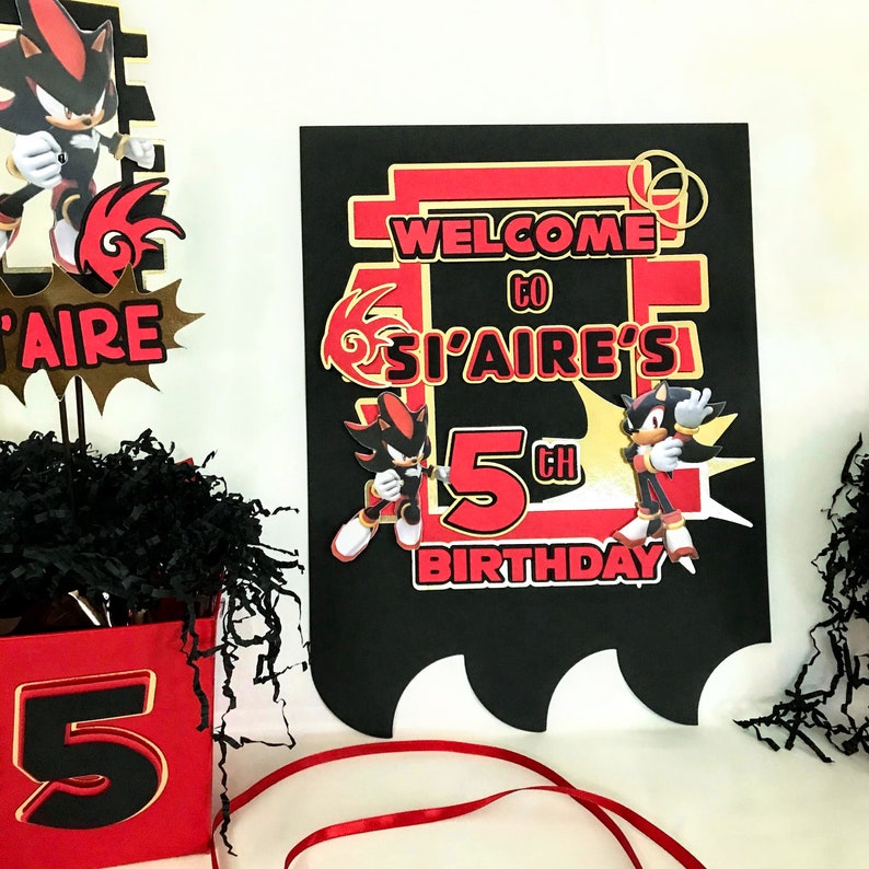 Shadow Birthday Party Decorations Shadow Party Supplies - Etsy