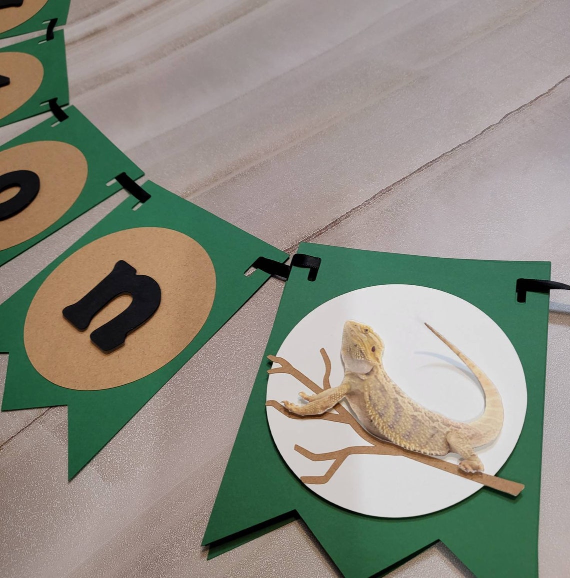 Reptile Birthday Banner Lizard Birthday Party Gheco Theme - Etsy