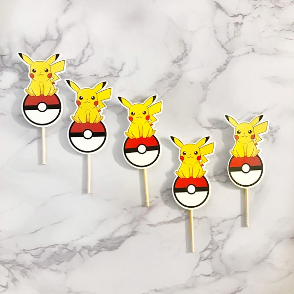 Pikachu Cupcake - Etsy