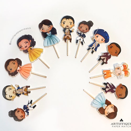 PRINTABLE Hamilton Cupcake Toppers - Etsy