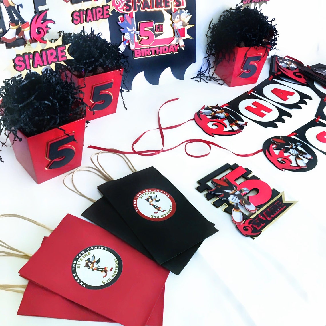 Shadow Birthday Party Decorations Shadow Party Supplies - Etsy