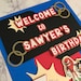 Sonic Door Sign, Sonic Welcome Sign, Sonic Theme Party, Sonic Party ...
