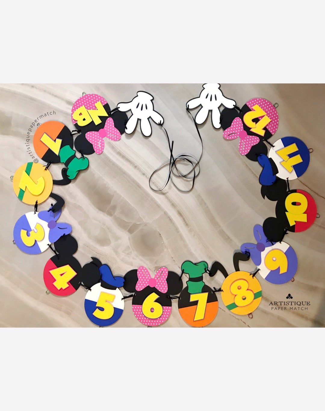 Mickey Mouse Picture Banner, Mickey and Friends Picture Banner, Mickey ...