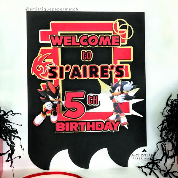 Shadow the Hedgehog - Etsy