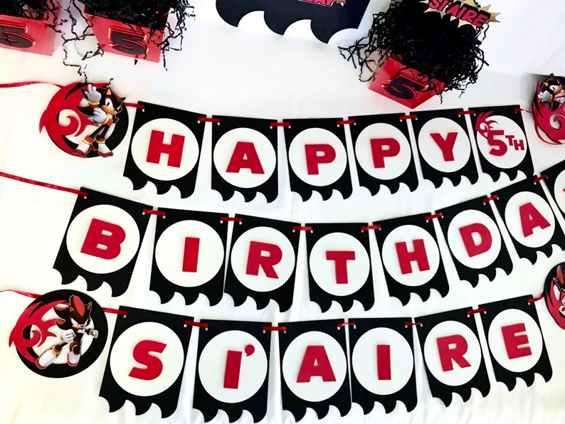 Shadow Birthday Party Decorations Shadow Party Supplies - Etsy