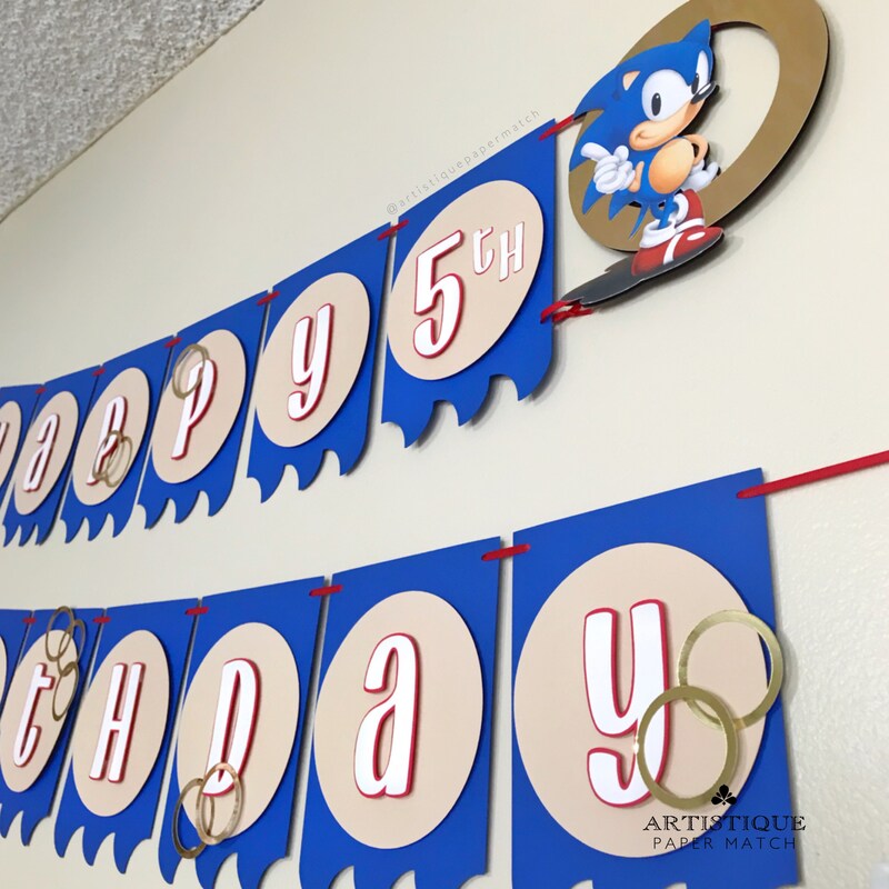 Sonic the Hedgehog Banner - Etsy