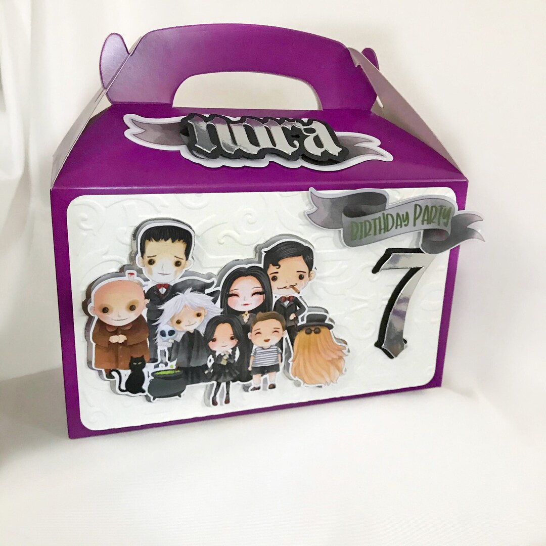 Addams Family Favor Box, Addams Family Party Supplies, Addams Family ...