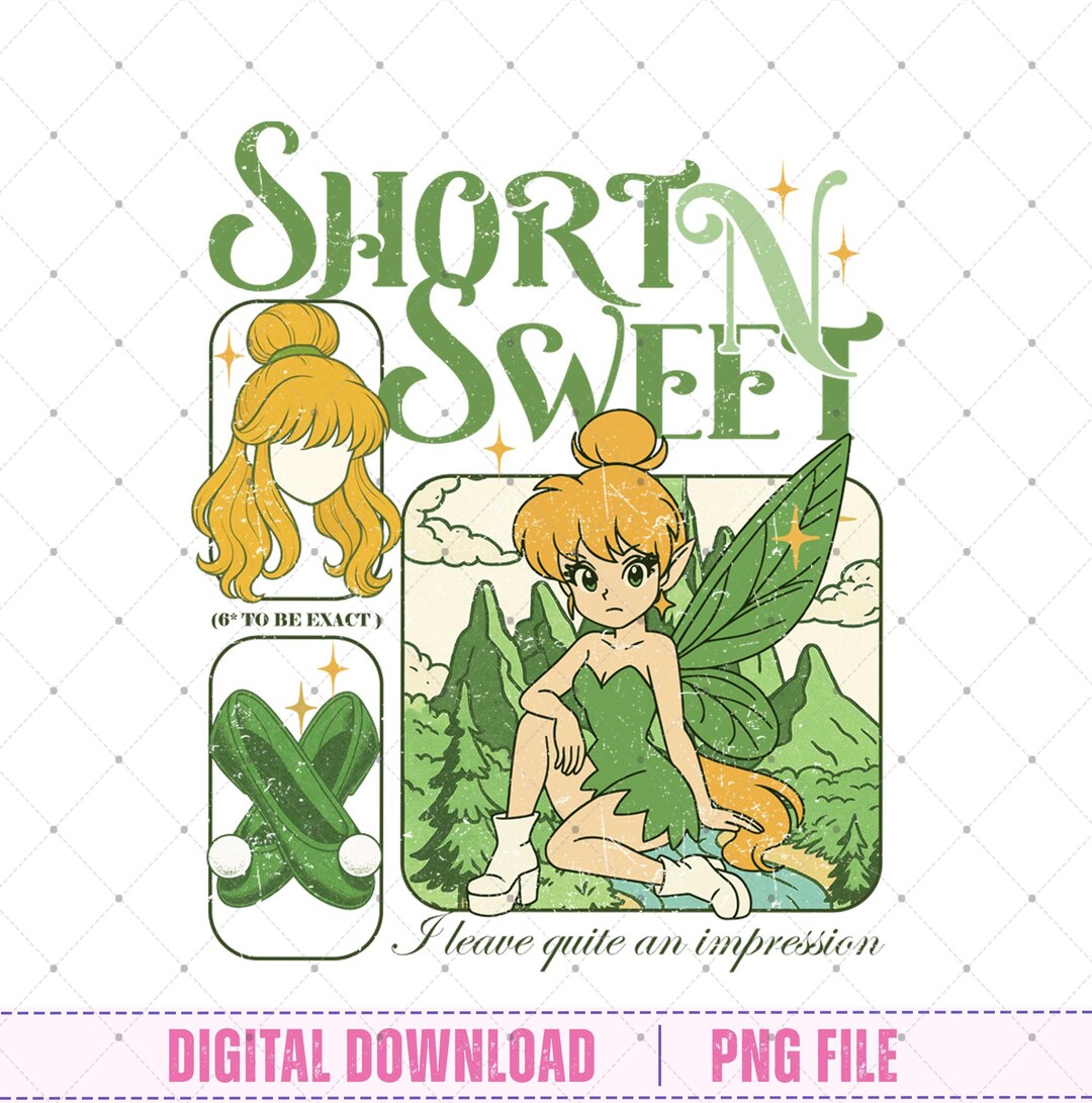 Tinker Bell Png, Short and Sweet, Peter Pan, Disn-eyland Vacation Png ...