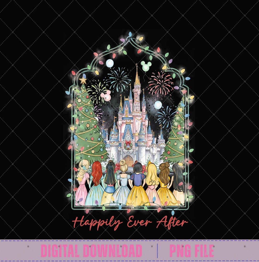 Princess Happily Ever After Png, Watercolor Princesses Png, Retro ...