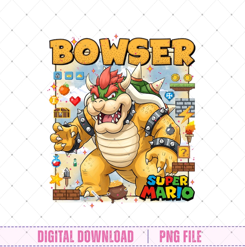 Super Mario Bowser Png, Disn-ey Bros Epic Universe, Family Group ...