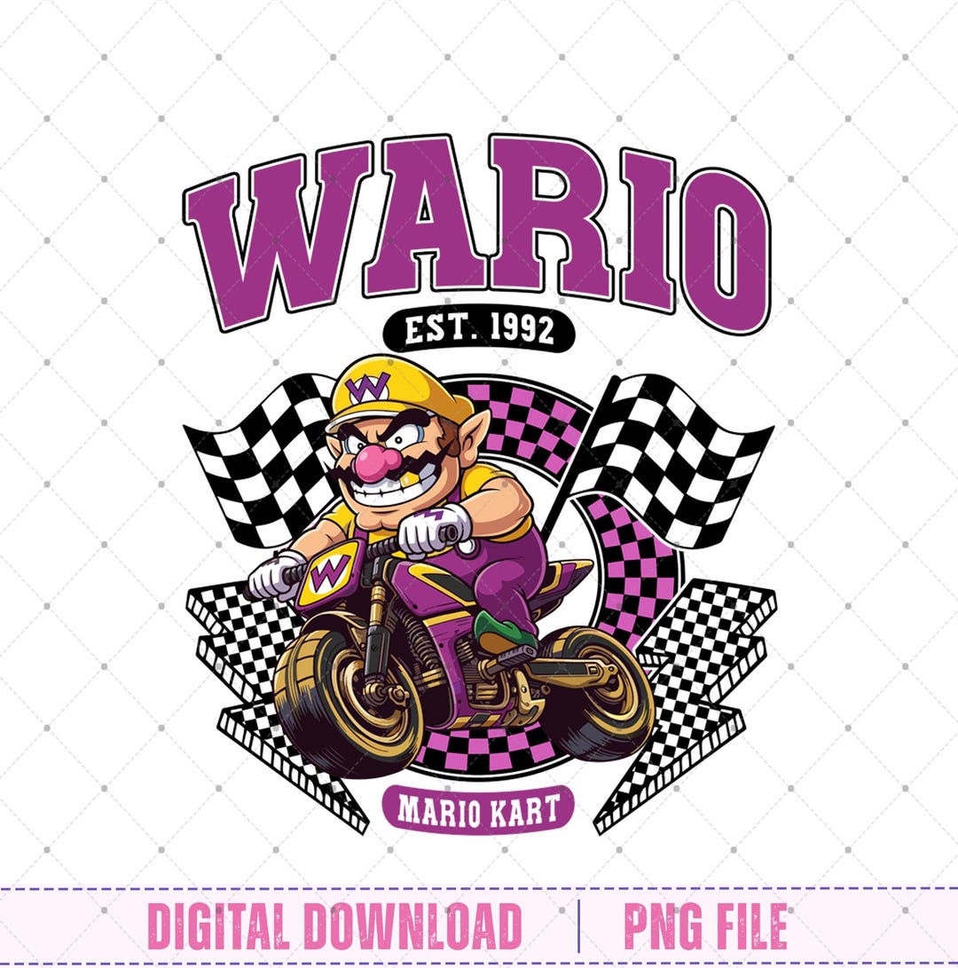 Race Cars Super Mario Epic Universe Png, Wario Epic Universe Family ...