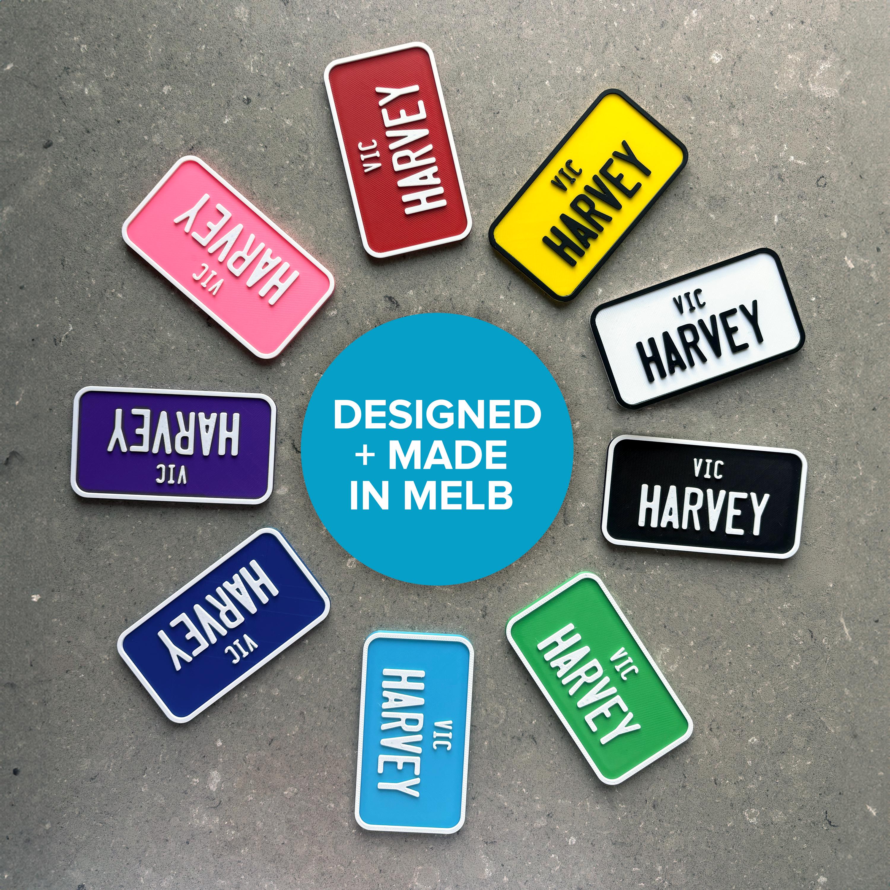 Custom Mini Kids Number Plate 3D Printed | Cozy Coupe Accessory ...
