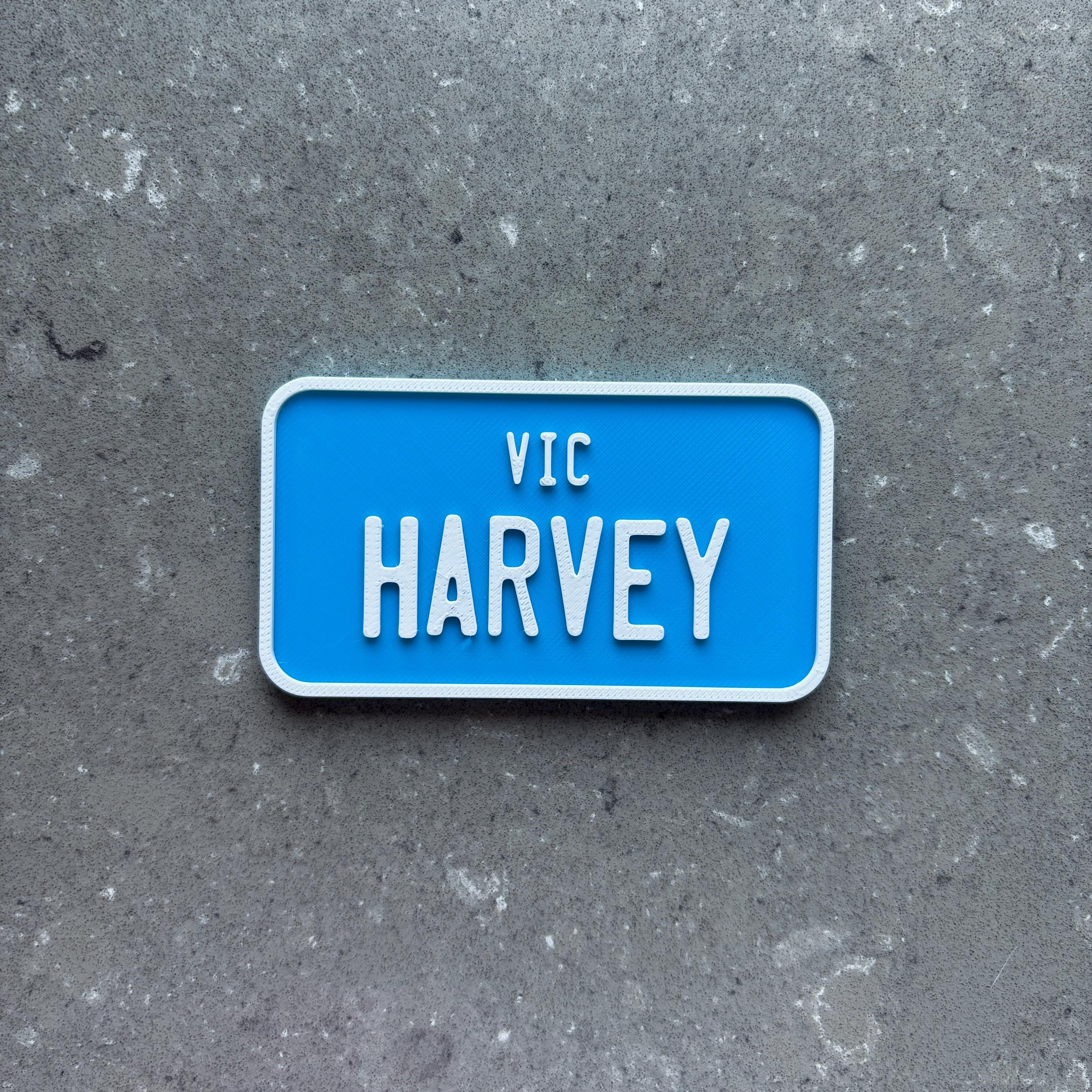Custom Mini Kids Number Plate 3D Printed | Cozy Coupe Accessory ...