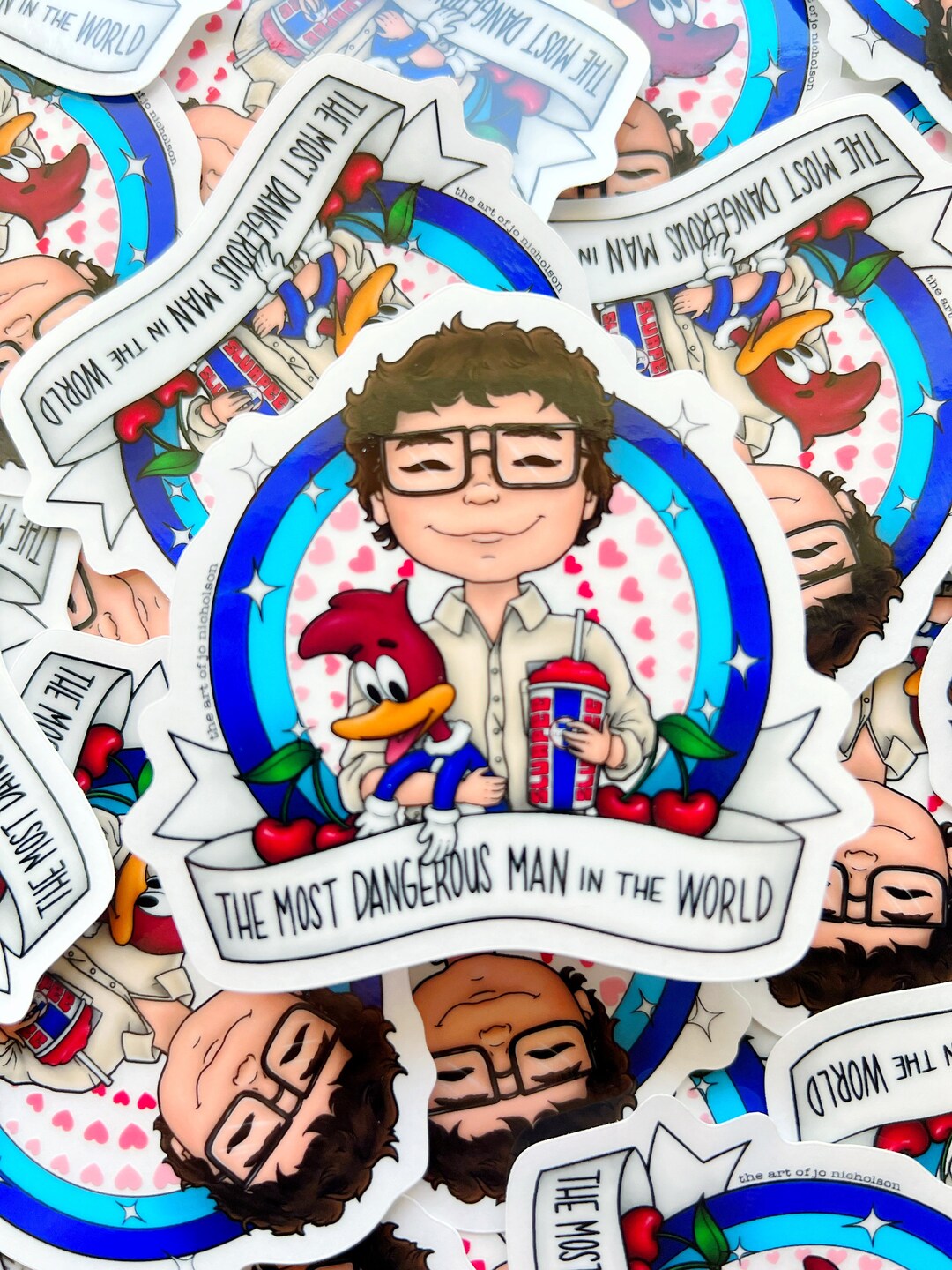 The Most Dangerous Man in the World (alexei) - 3" Sticker - Etsy