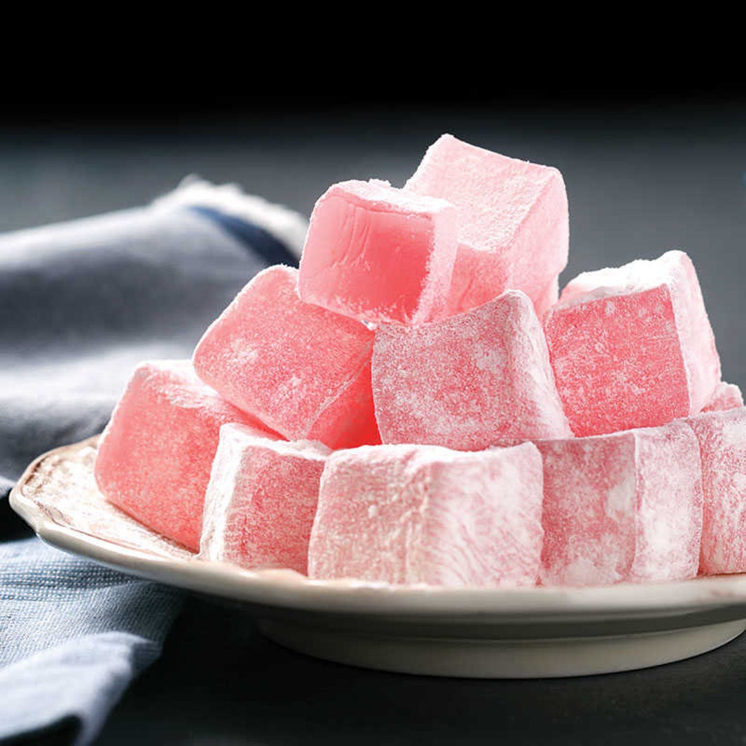 Rose Flavoured Turkish Delight - Etsy