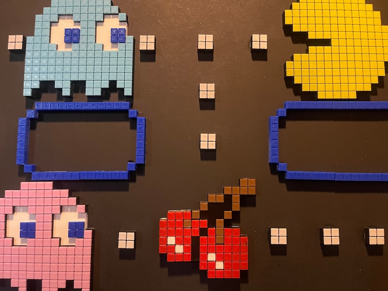 Pac Man Pixel Art - Etsy