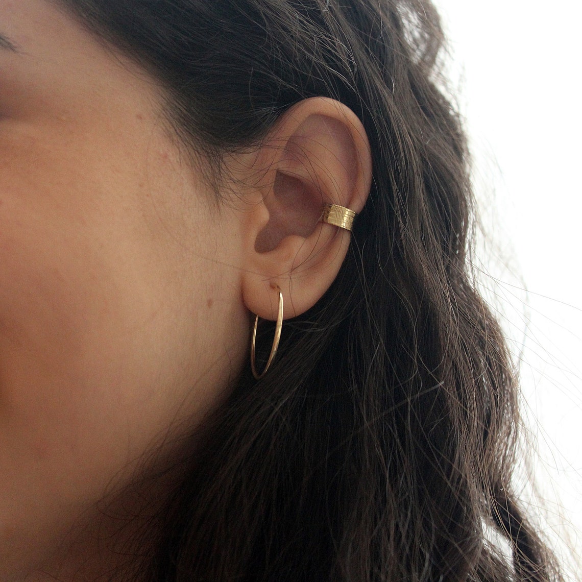 Upper Ear Earring Gold / Silver Ear Cuff No Piercing | Etsy