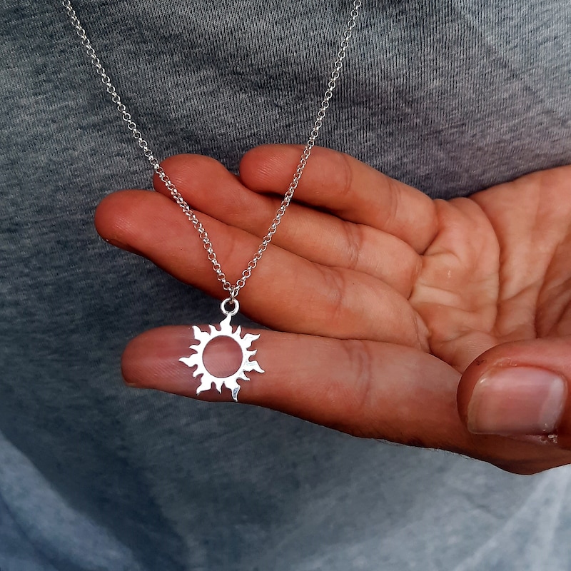 Sun Necklace - Etsy