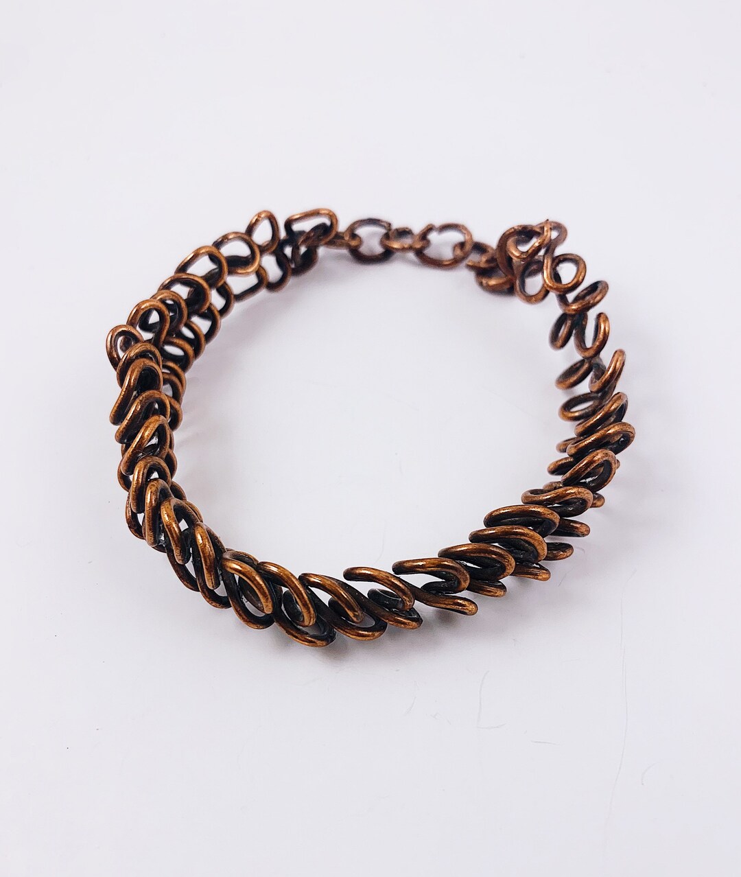 Copper Laurel Wreath Chain Bracelet | 2 - Etsy