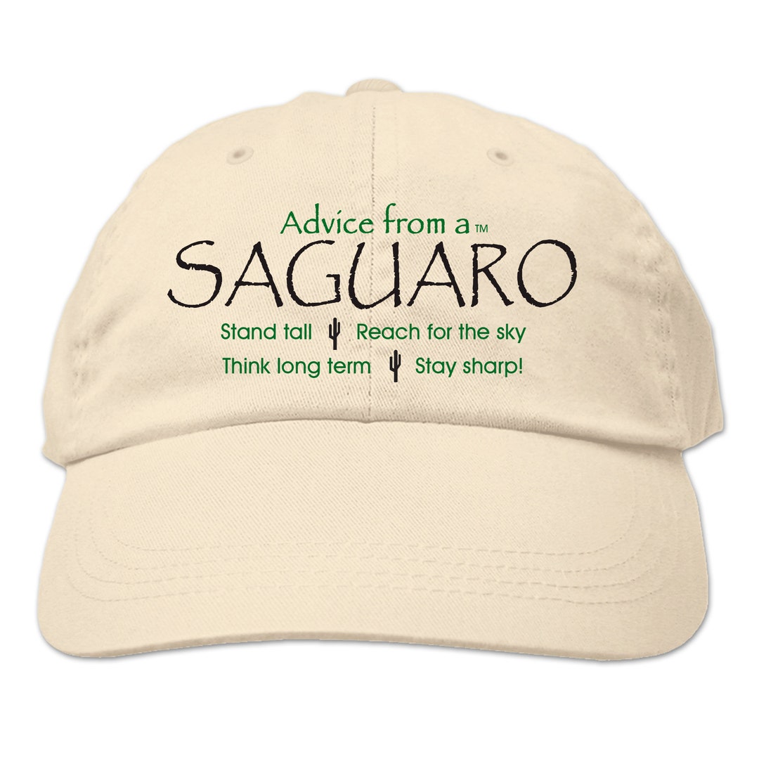 Cactus Hat Desert Baseball Cap Advice From A Cactus Saguaro Cactus ...