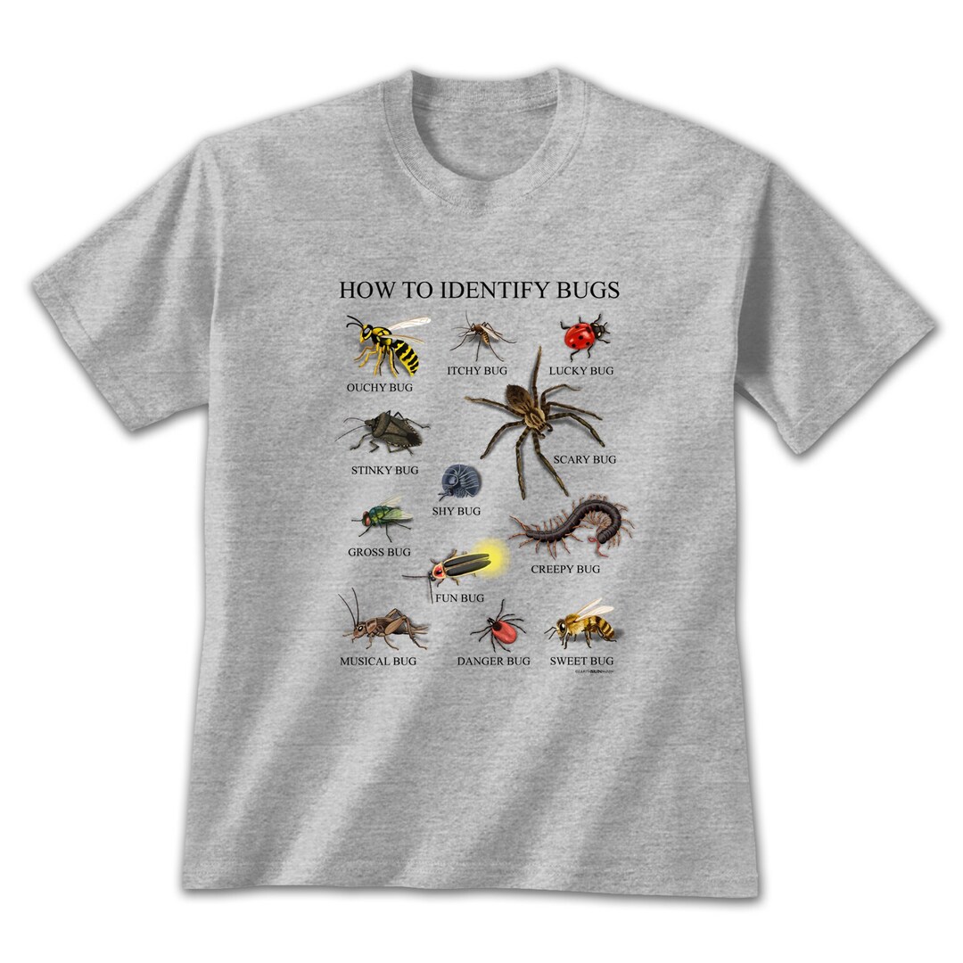 Bug Shirt | How to Identify Bugs | Graphic Tee | Funny Bug Shirt ...