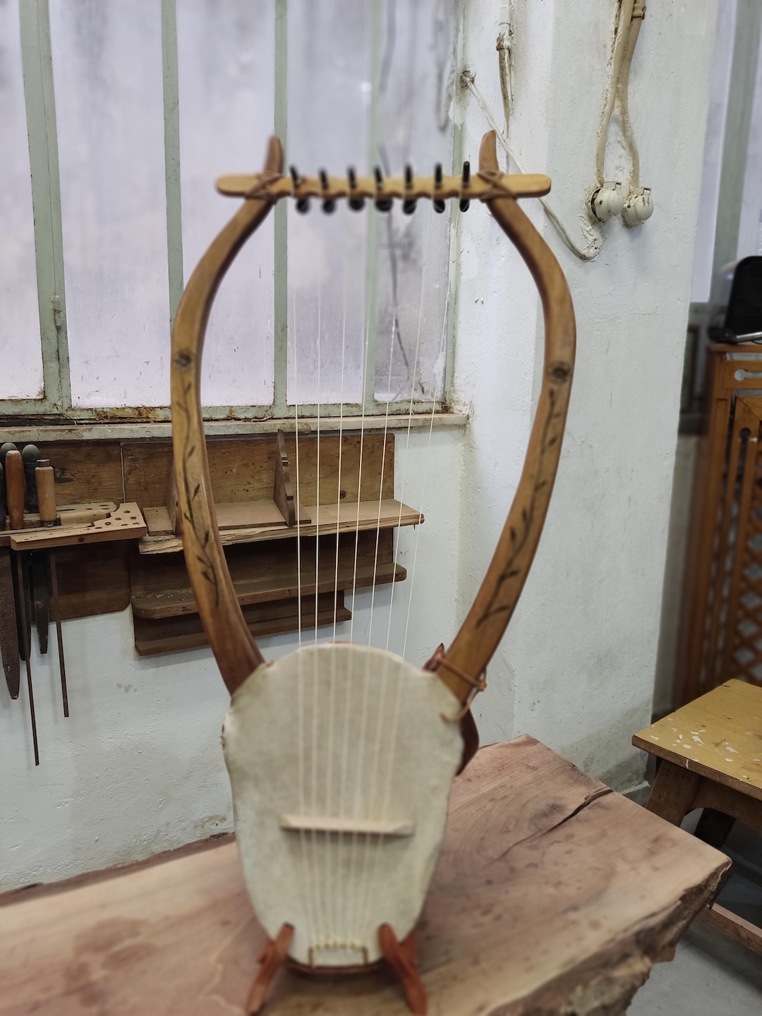 Barbitos Lyre - Etsy